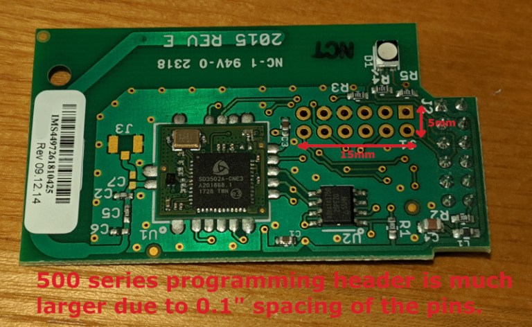 700 Series Debug Header – DrZWave